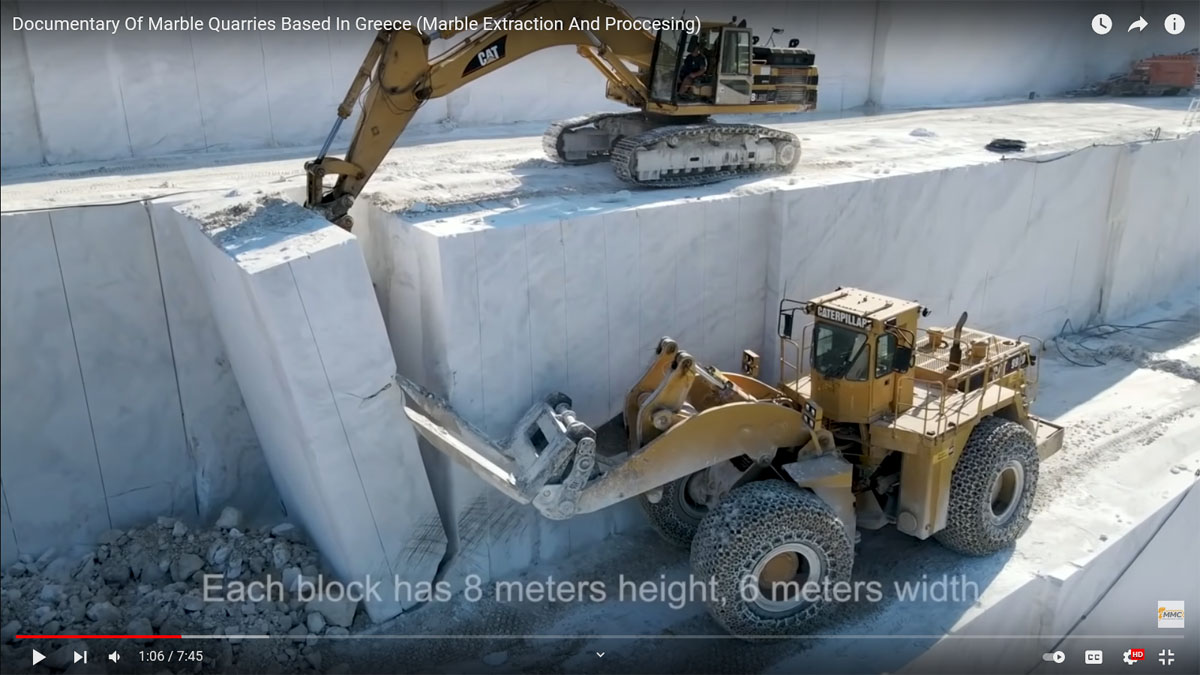 Big Machines That Quarry Marble in 280 Ton Chunks | The Ugly Minute