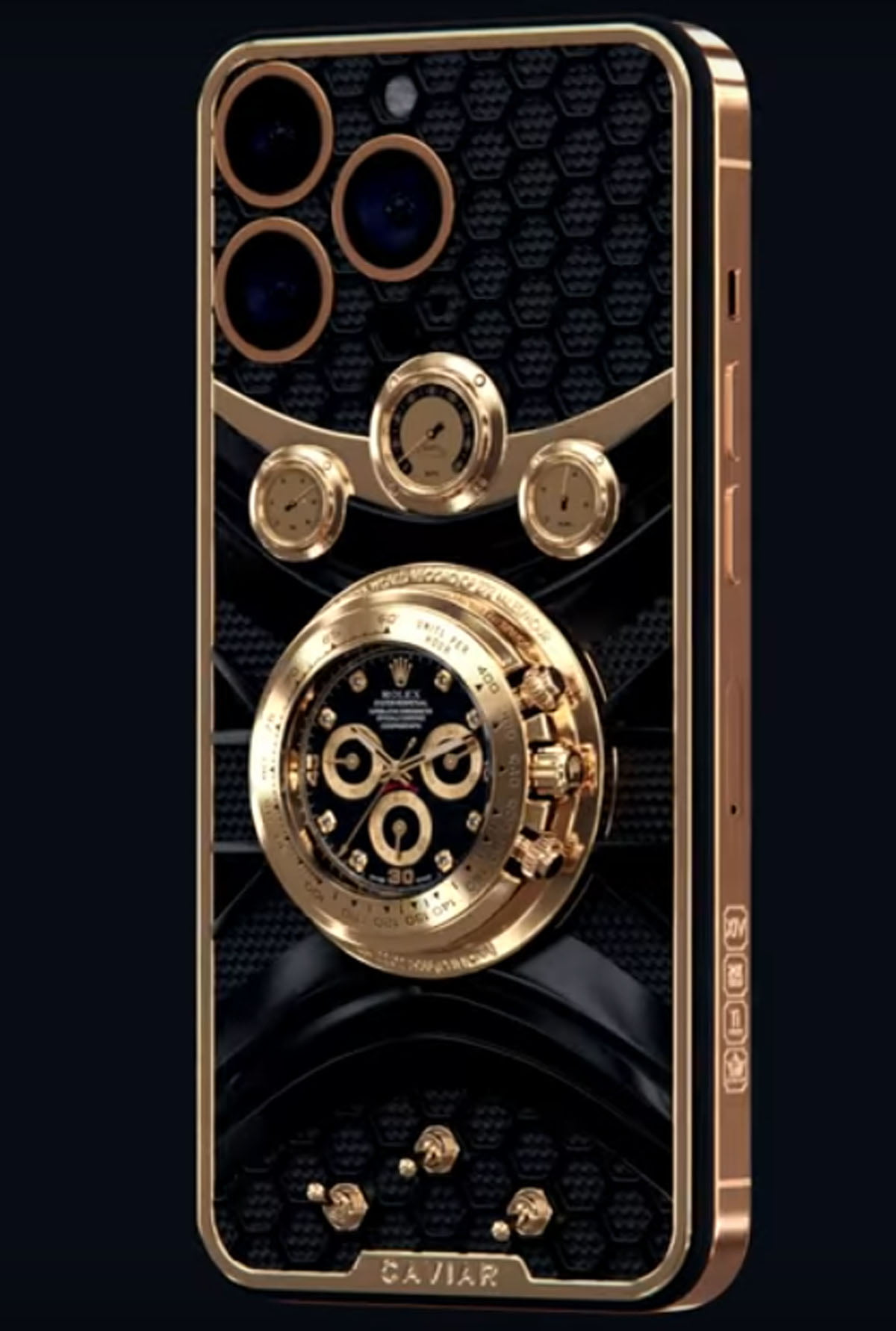 Iphone 14 with Built-in Rolex Watch and Racing CarDashboard | The Ugly ...