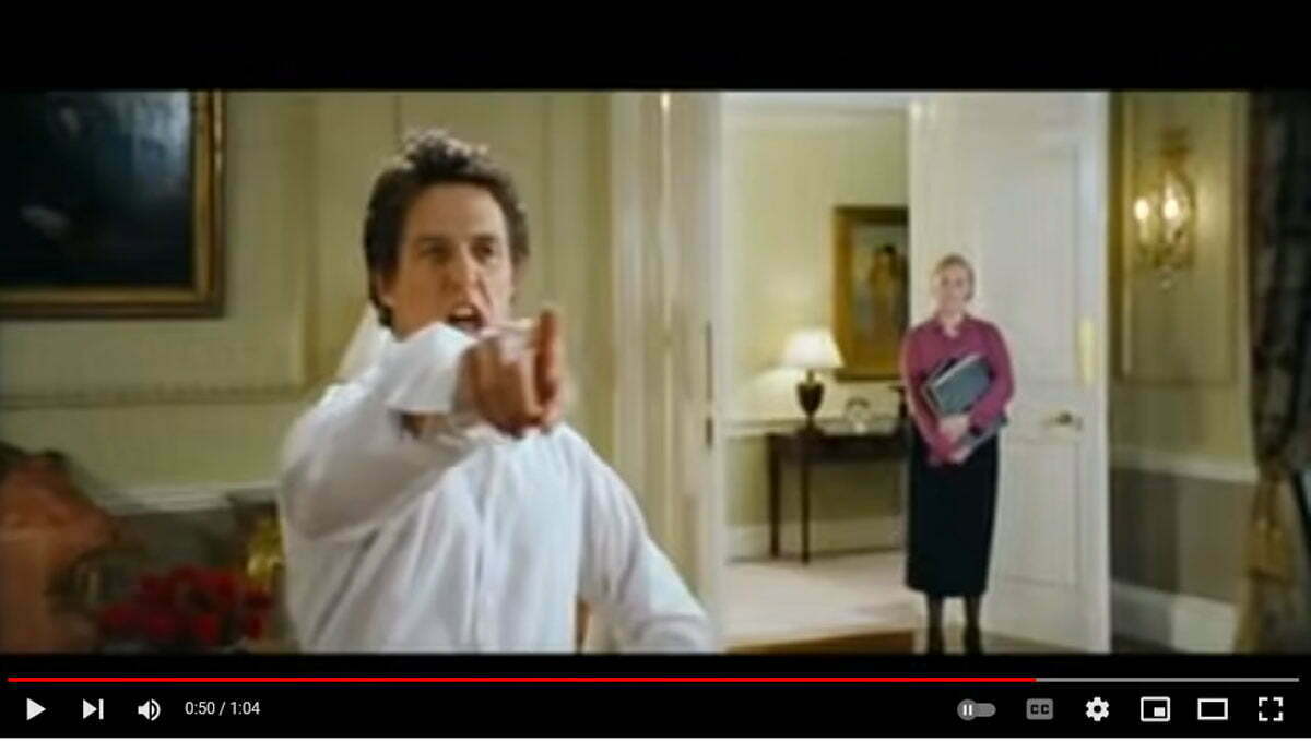 Hugh Grant hated his awkward white guy dance | The Ugly Minute