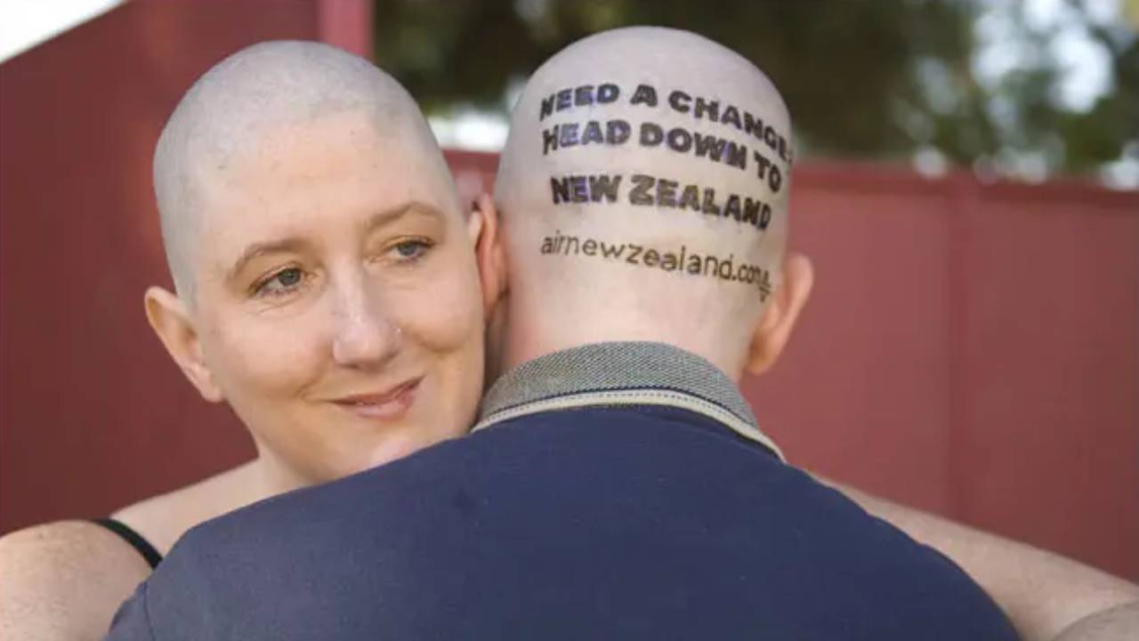 Bald Billboard – Man Uses His Head for Advertising Space for $320 a Day ...