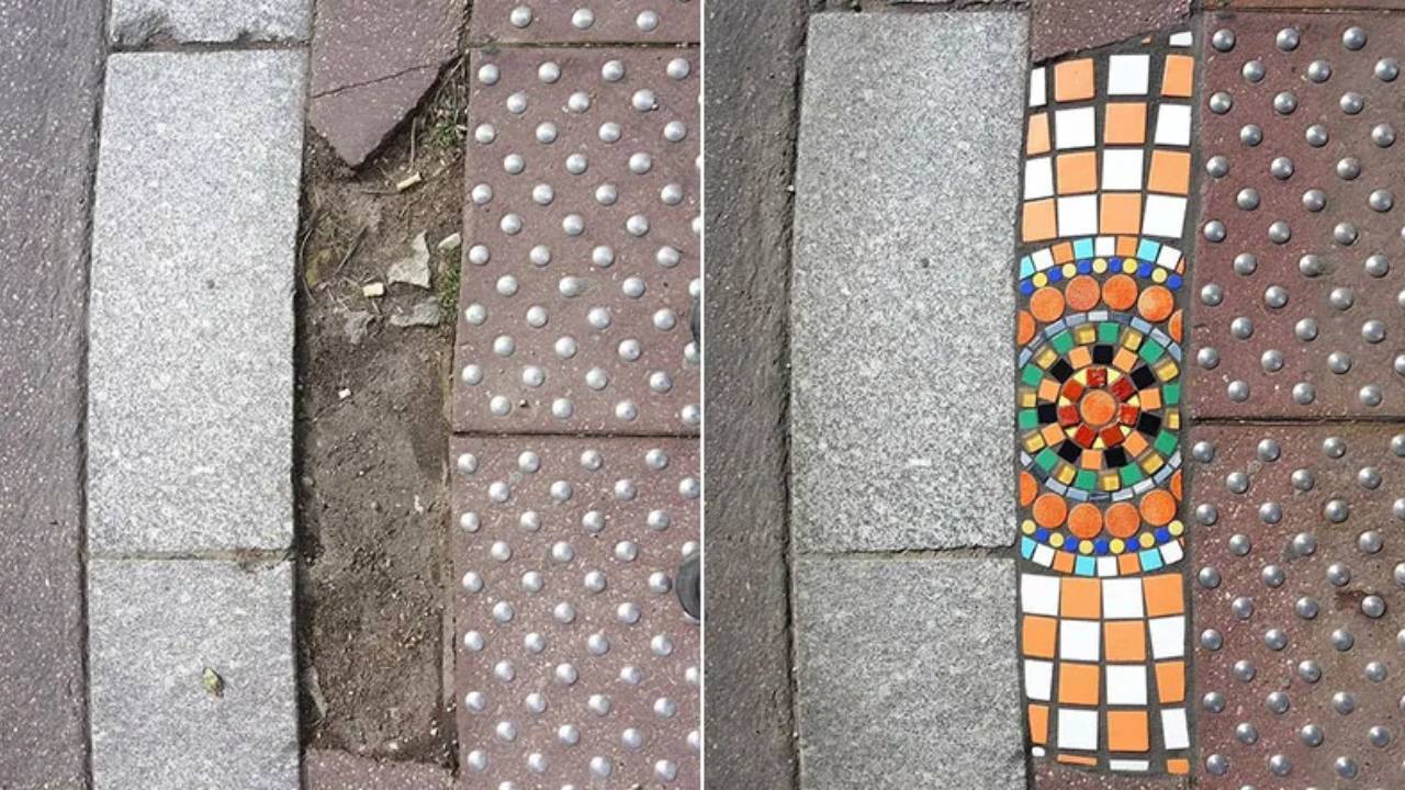 The ‘Pavement Surgeon’ Beautifying the Damaged Sidewalks of France ...