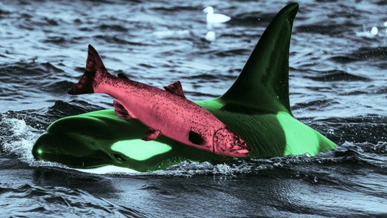 Scientists Baffled by Orcas Wearing Dead Salmon as Hats | The Ugly Minute