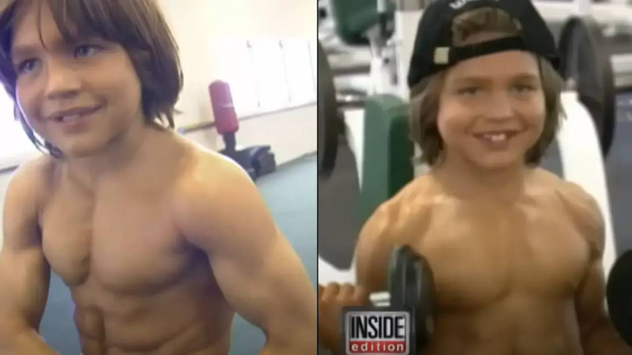 World’s strongest boy ‘Little Hercules’ lives a very different ...