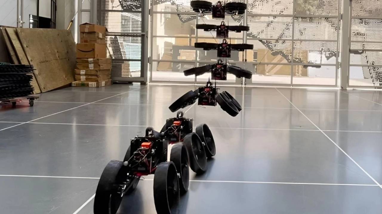 Morphing Drone Can Seamlessy Switch Between Flying and Driving Mode ...