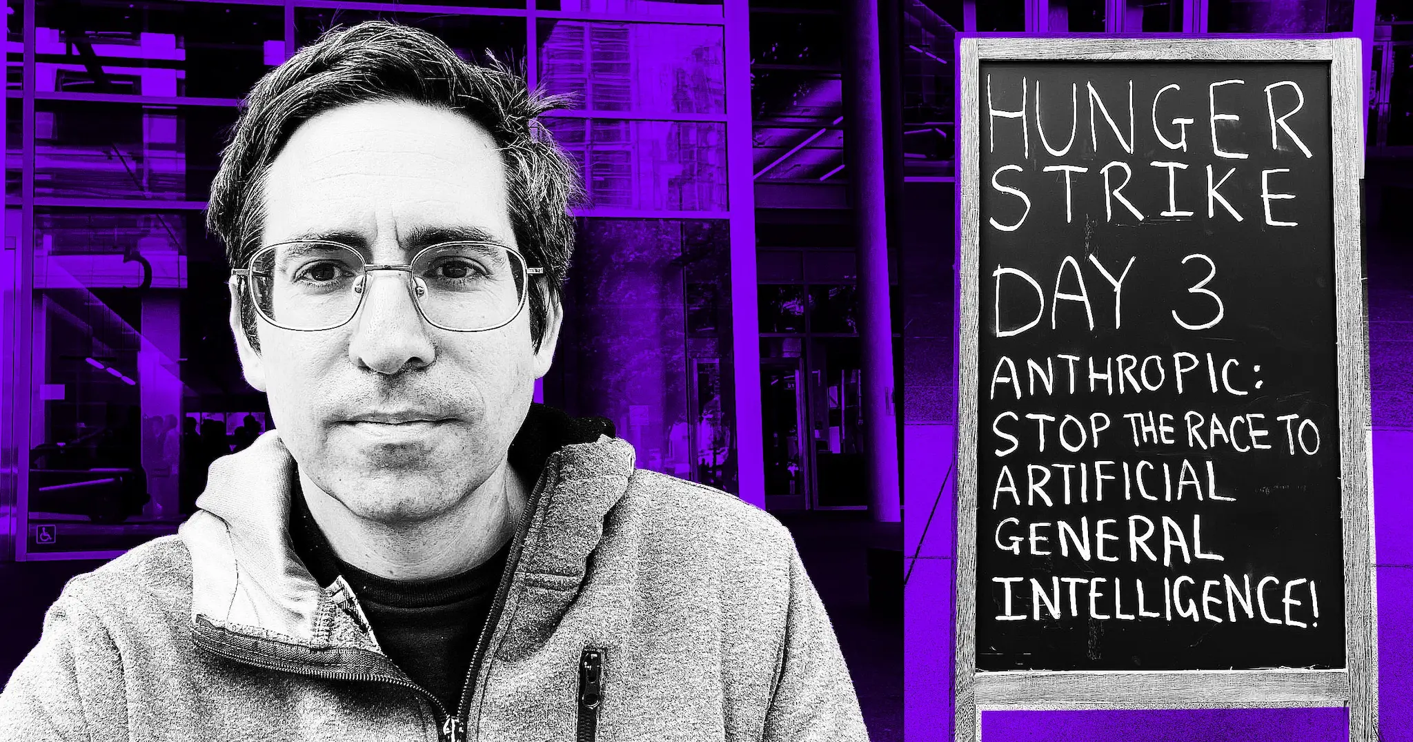 Anti-AI Activist on Day Three of Hunger Strike Outside Anthropic’s ...