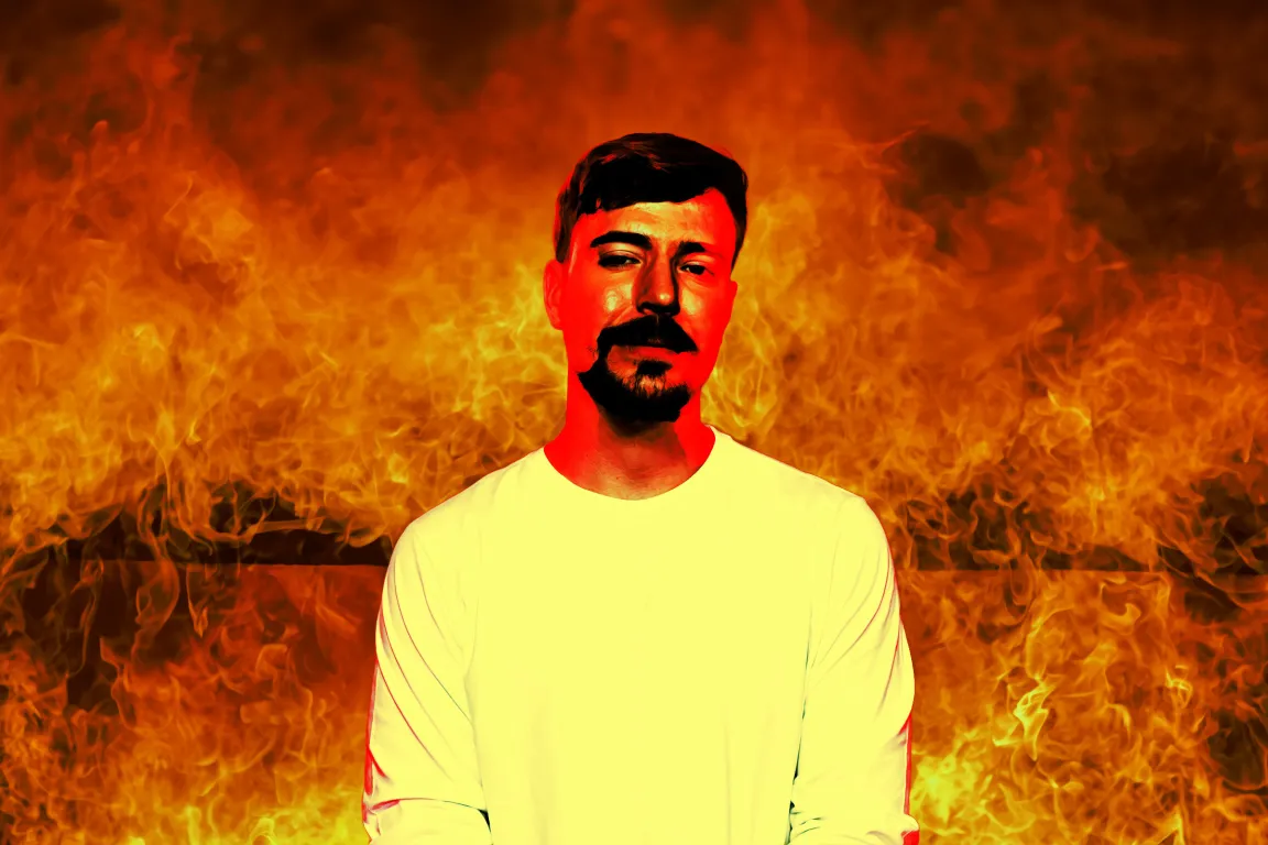 MrBeast Refuses to Apologize After Tying Man Up Inside Burning House ...